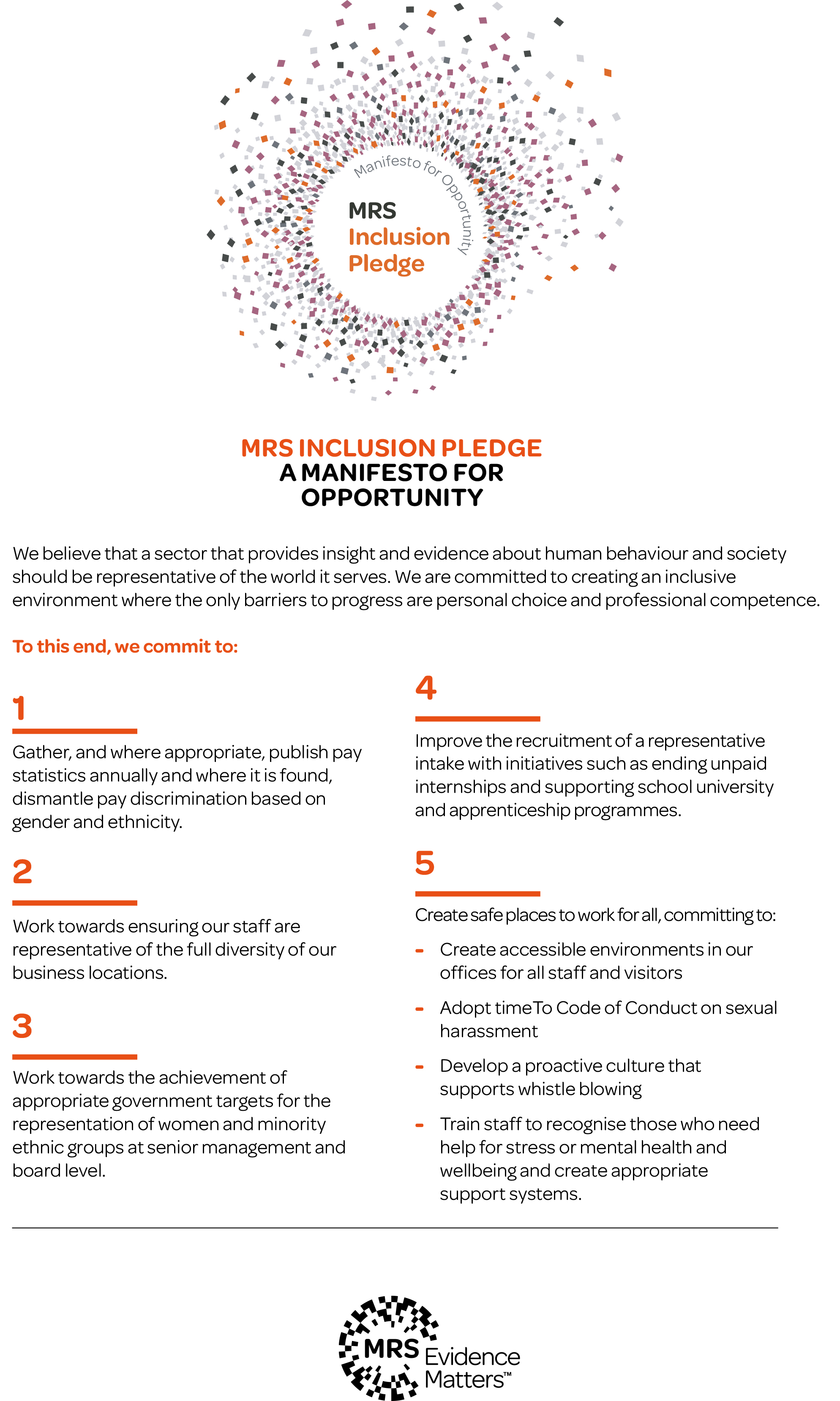 MRS Inclusion Pledge | Market Research Society